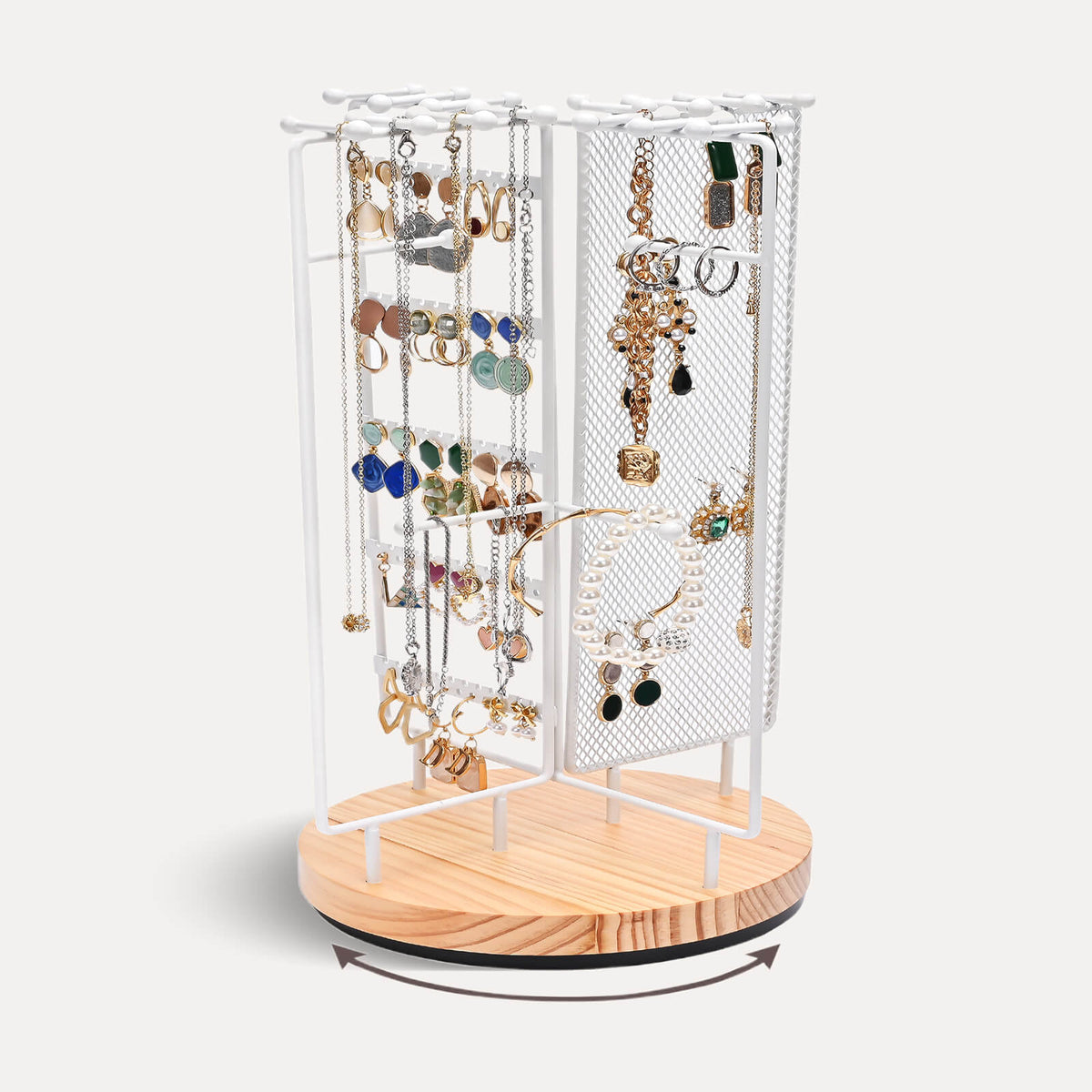 360 Degree Rotating Jewelry Stand – Lolalet